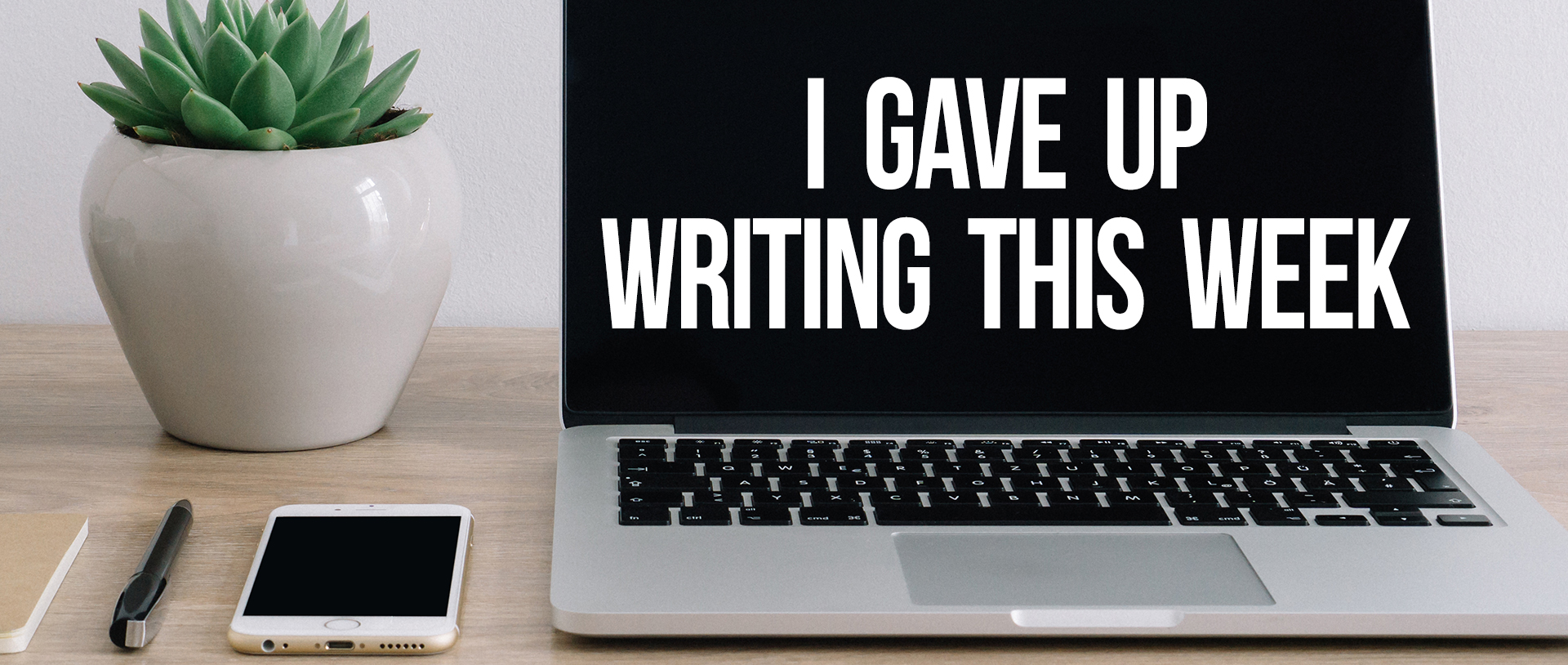 I Gave Up Writing This Week – Teresa Tysinger, Author